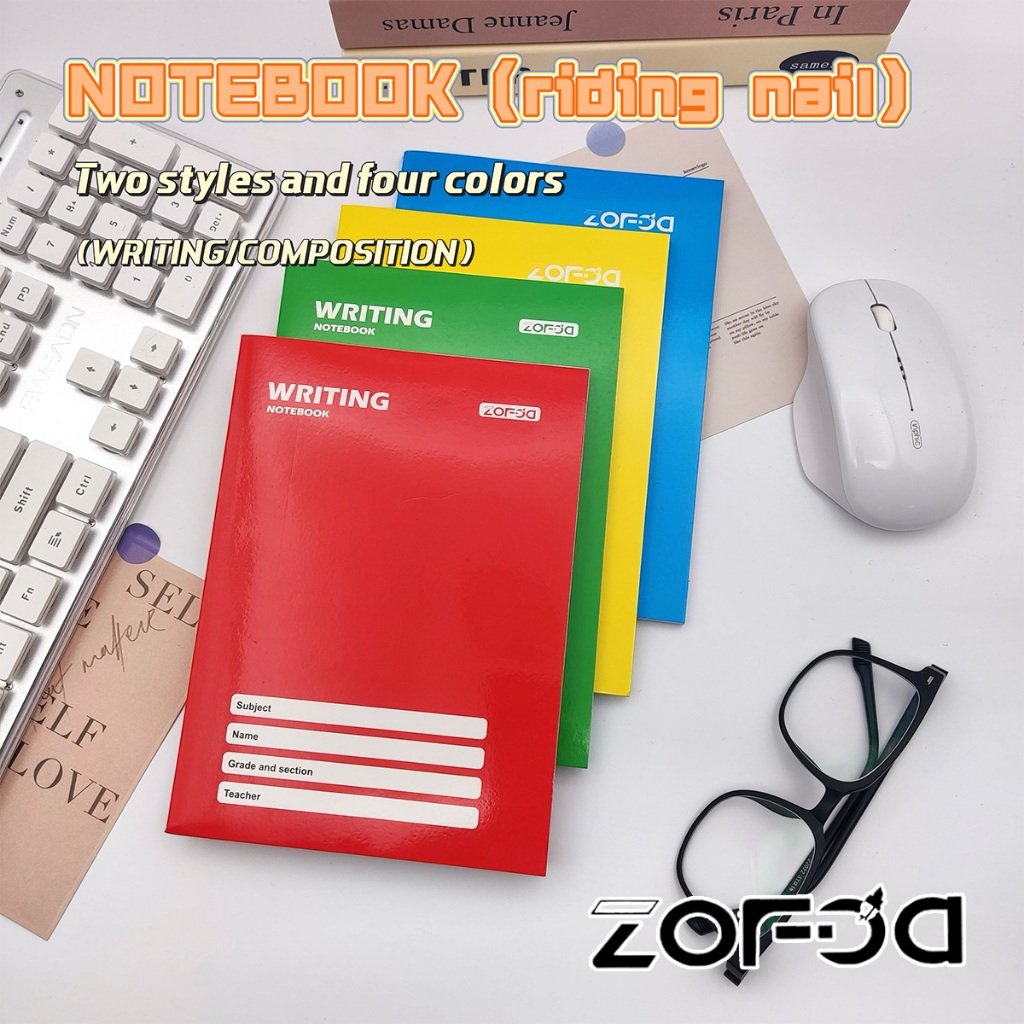 ZOFDA A5 Composition Writing Notebook aesthetic Colorful Waterproof ...