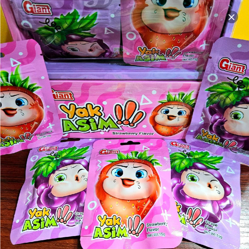 Yak Asim Sour Bits Chewy Candy 30pcs | Shopee Philippines