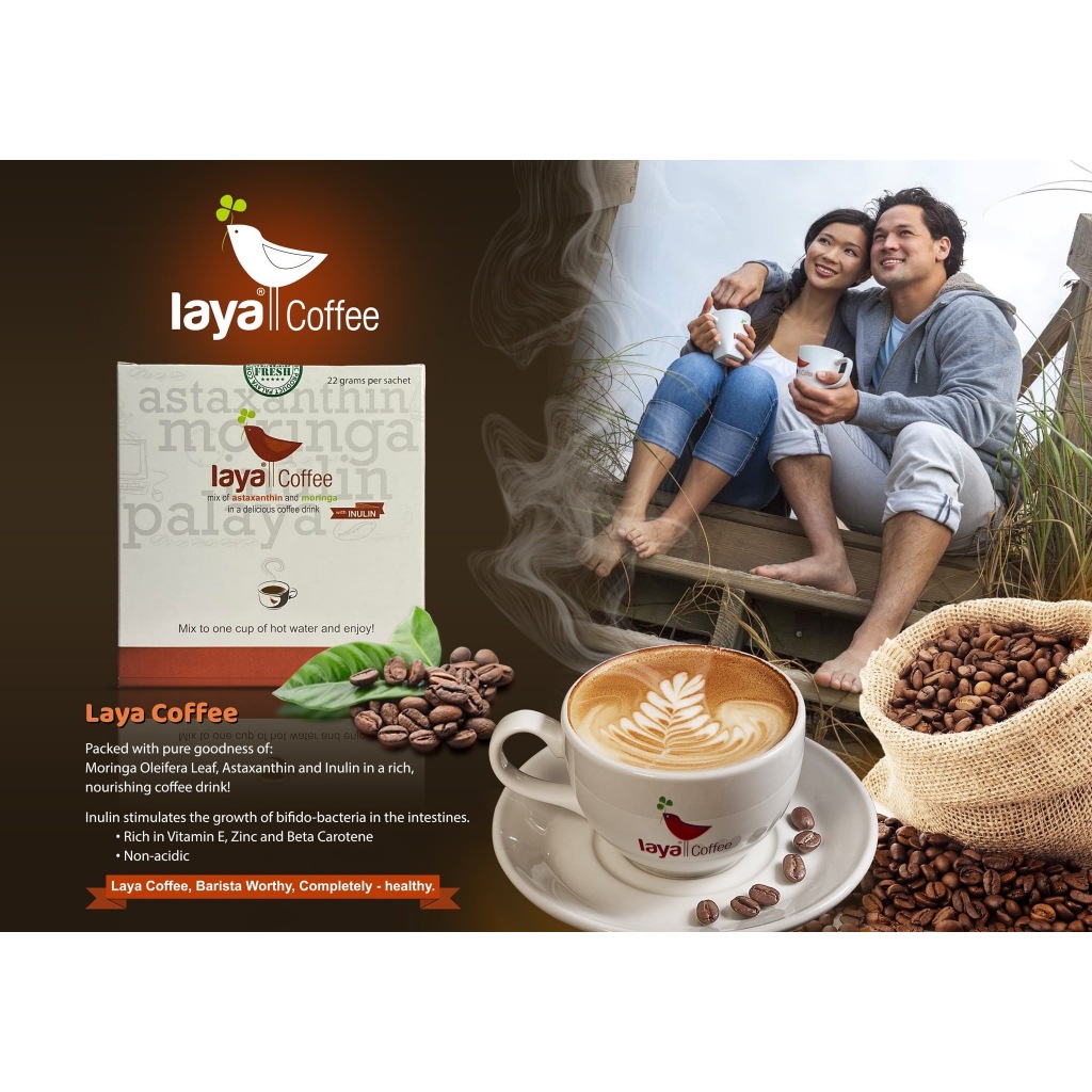 Laya Coffee with Moringa and Astaxanthin | Shopee Philippines