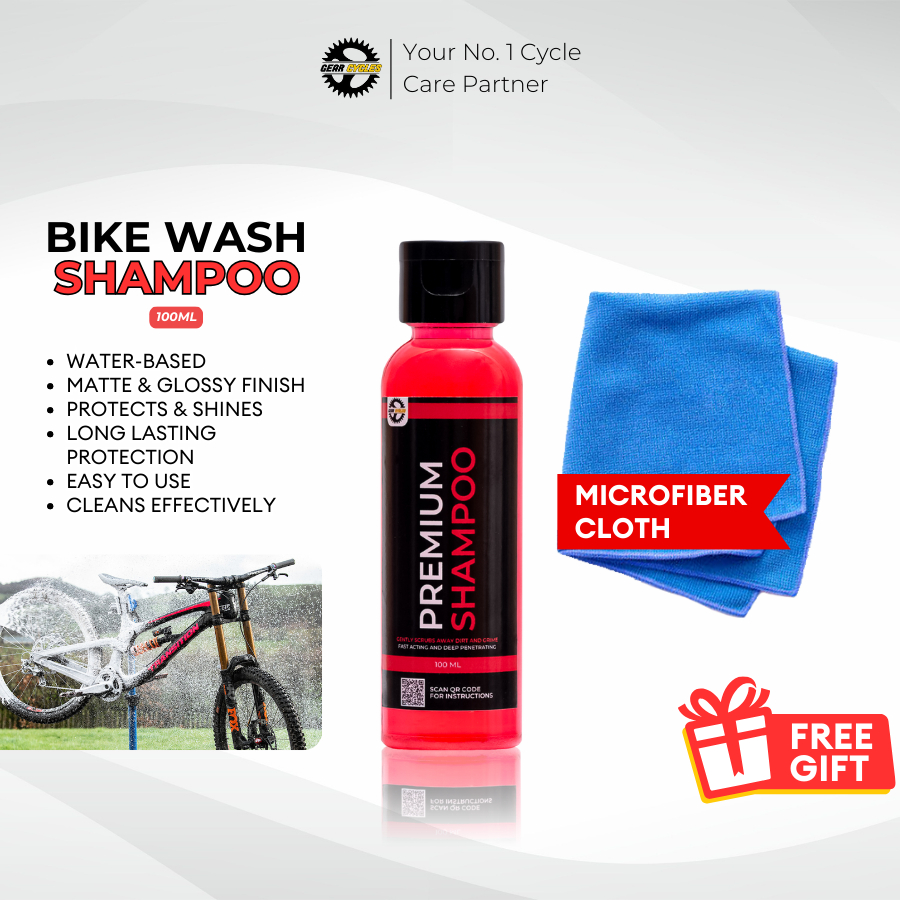 Gear Cycles Bike Wash Shampoo 100ml Bicycle Wash Cleaner Protects ...