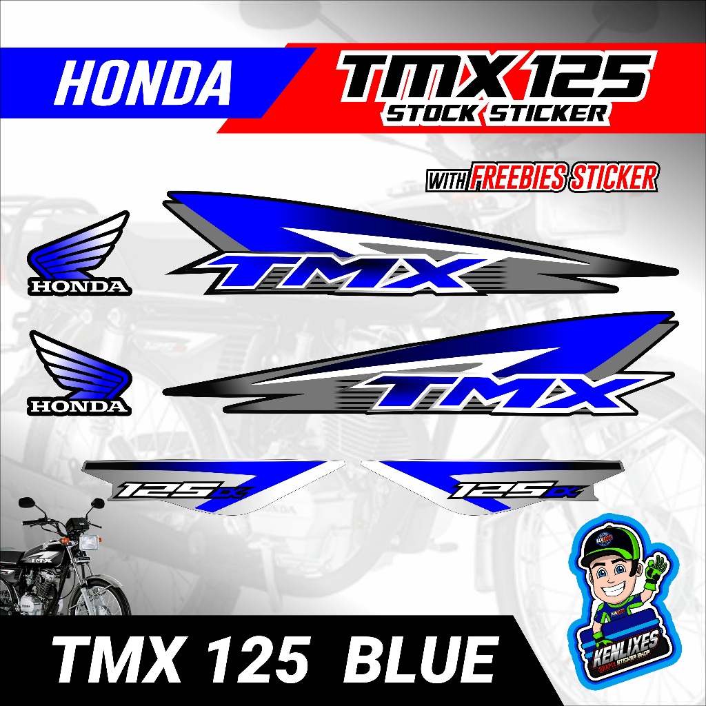 Honda TMX 125 Alpha Stock Sticker Decals | Shopee Philippines