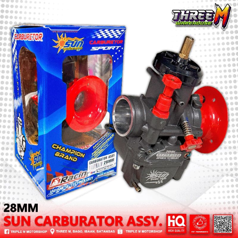 CARBURETOR 28MM AND 30MM SUN RACING | Shopee Philippines