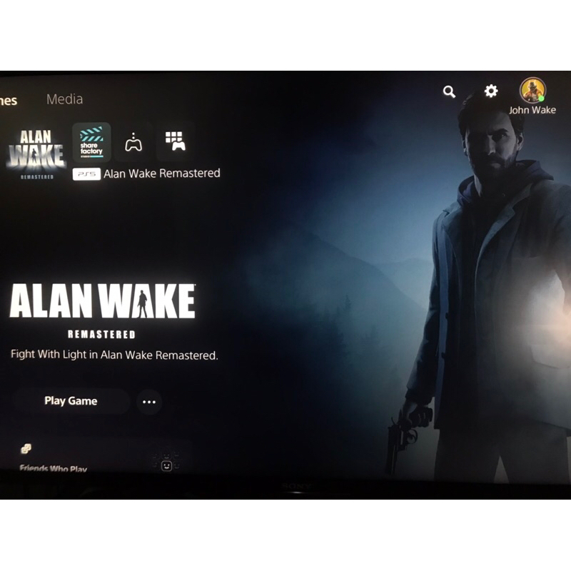Alan Wake 1 Remastered PS5 Digital Game PSN United Kingdom Account ...