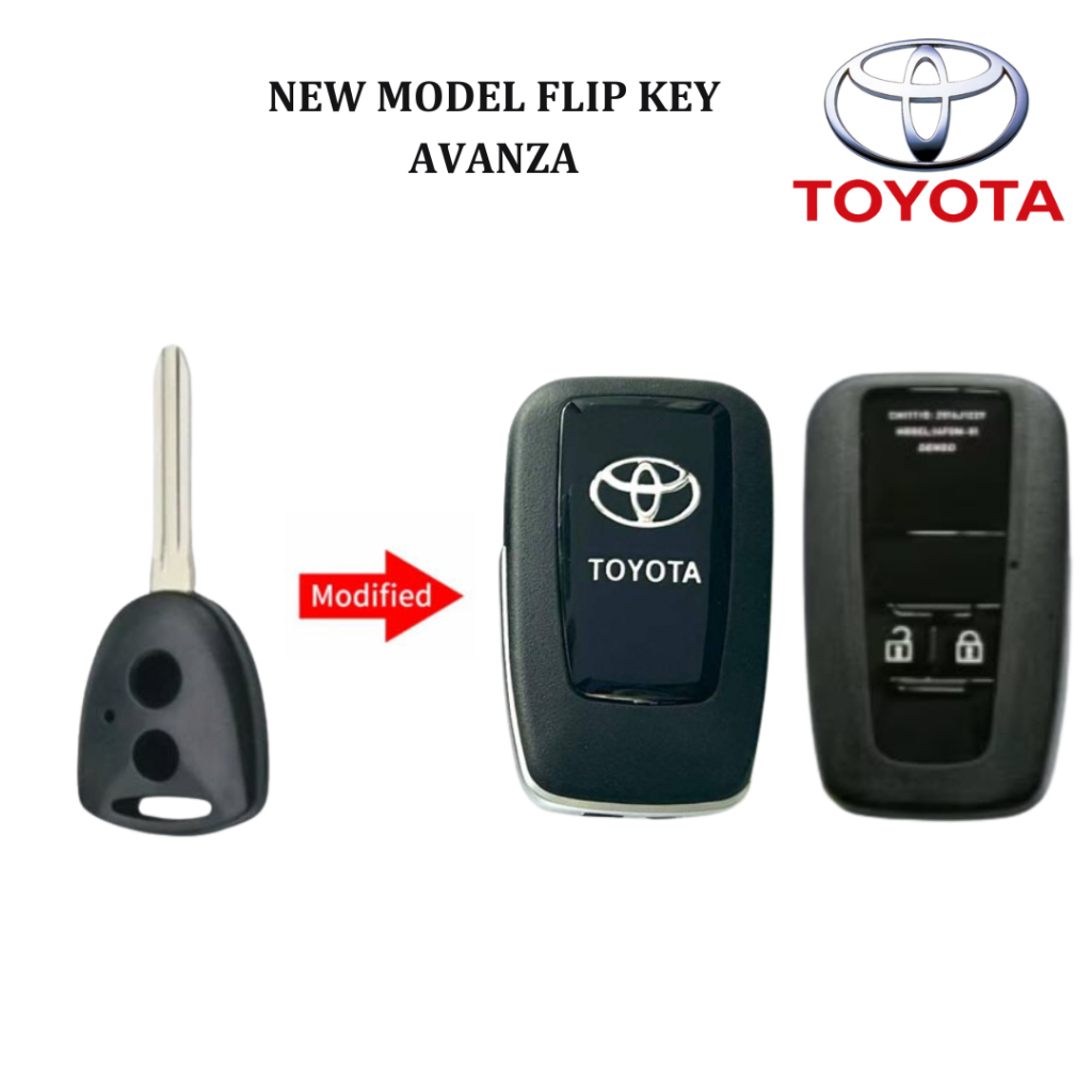 NEW MODEL TOYOTA AVANZA FLIP KEY | Shopee Philippines