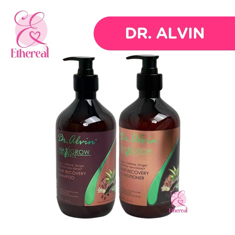 DR ALVIN MAXIGROW HAIR RECOVERY SHAMPOO | CONDITIONER | Shopee Philippines