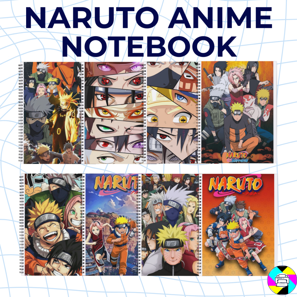 M-Prenta | NARUTO NOTEBOOK | 40 LVS | WITH NAME BOX AND SUBJECT ...