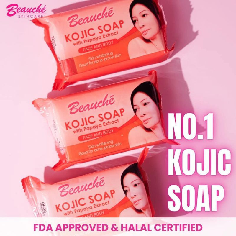 Beauché Kojic Soap whitening bar soap 90g and 150g. | Shopee Philippines