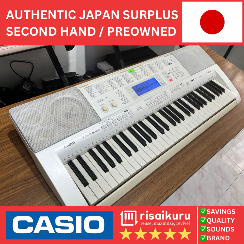Casio LK-208 Piano Keyboard Organ 61 Semi Weighted Keys Japan Surplus | Shopee Philippines