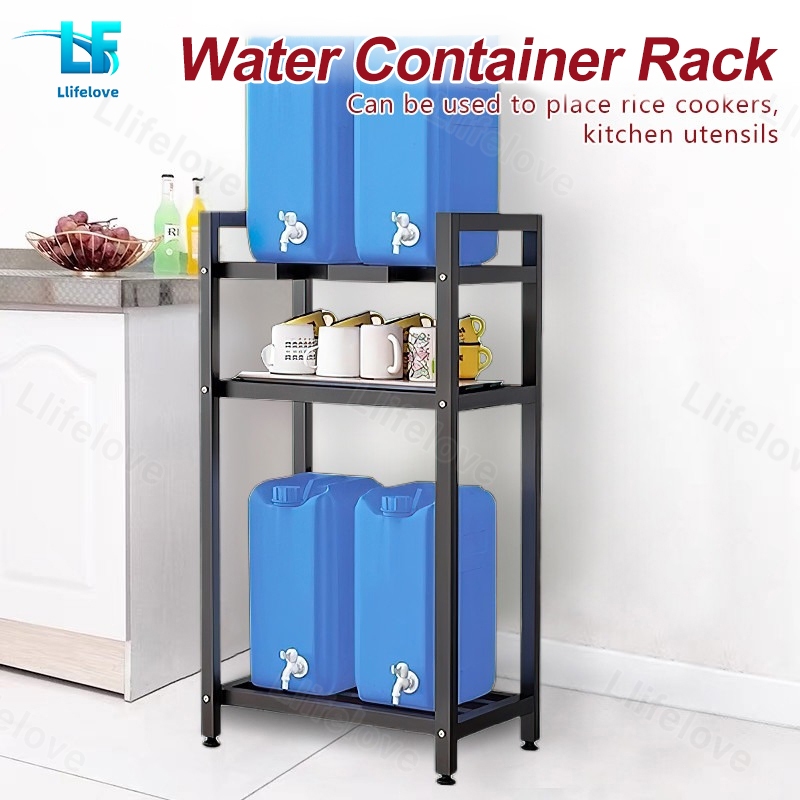 2/3Layer Water Container Rack And Water Tank Bracket Water Gallon Rack ...