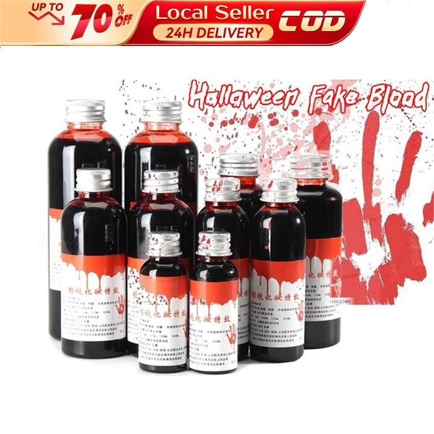 30/120ml Vampire Blood Cosplay Fake Blood Liquid Body Paint Prank Face ...