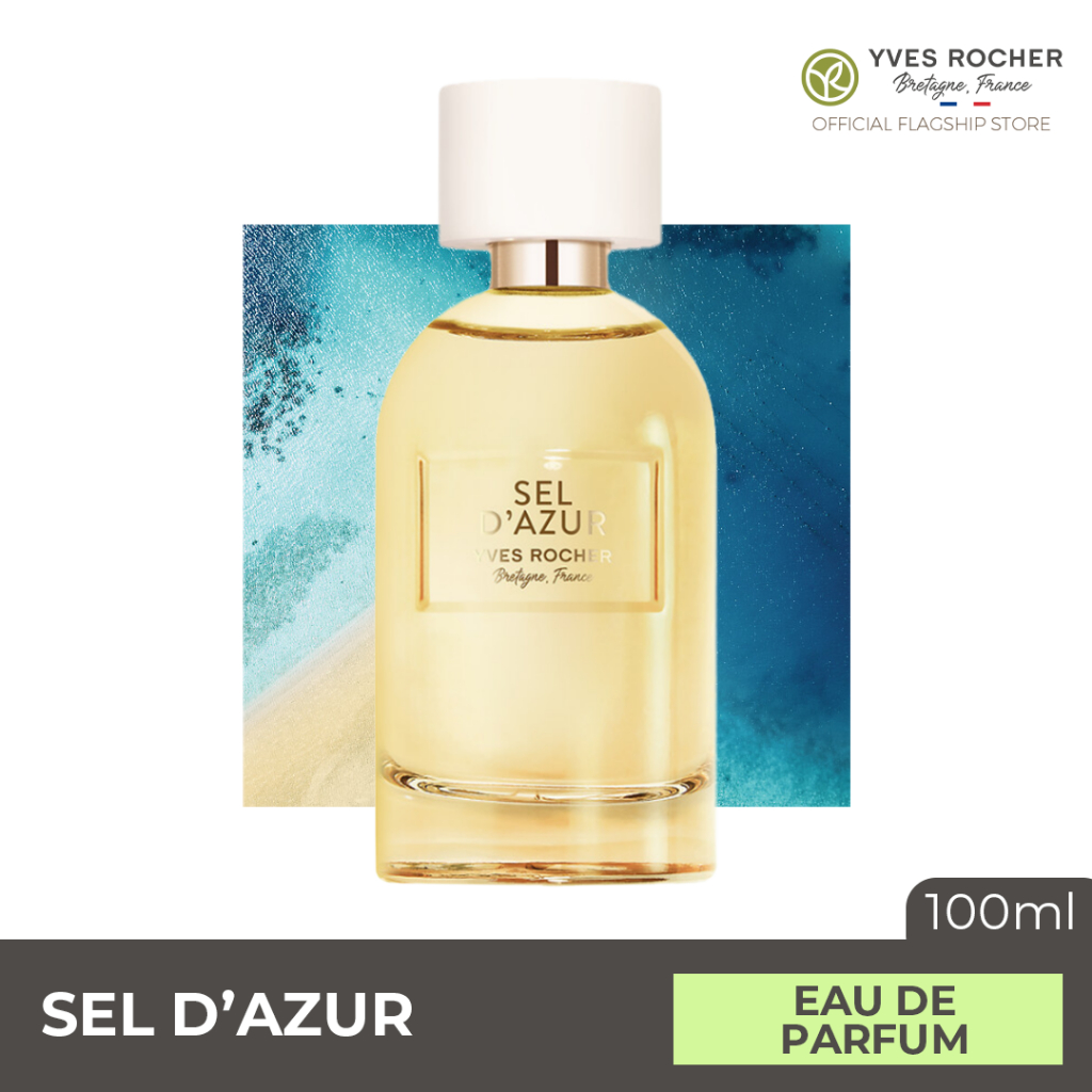 Yves Rocher Sel D'Azur Eau de Parfum EDP - 100ml Balanced Fresh Citrus ...