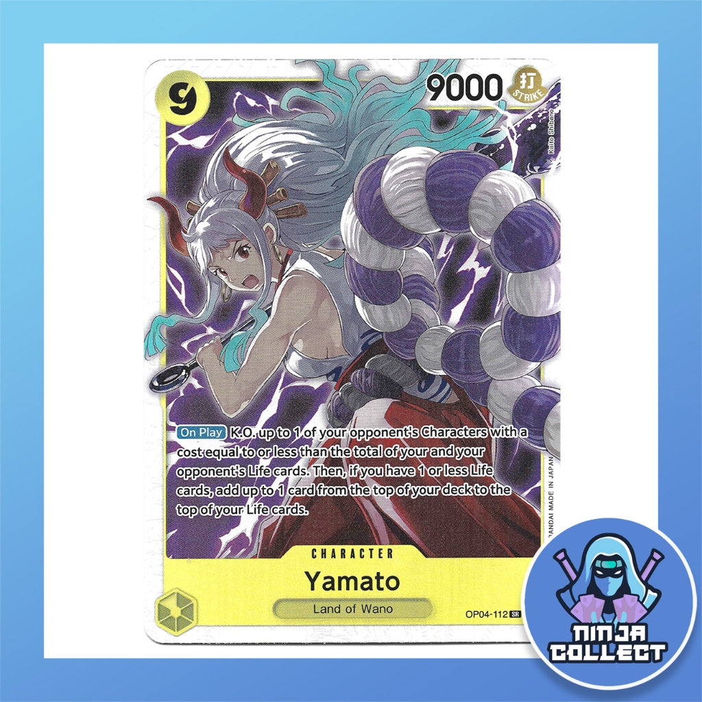 One Piece TCG [ENGLISH] OP04-112 Yamato Super Rare Card | Shopee ...