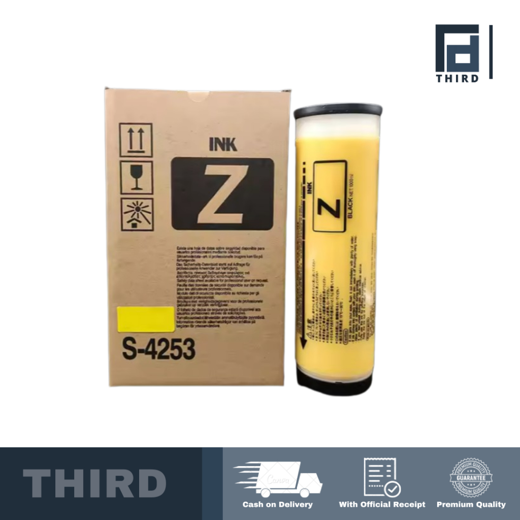 Z type YELLOW Ink Compatible Duplicator for RV RZ EZ MZ Series 1000ml ...