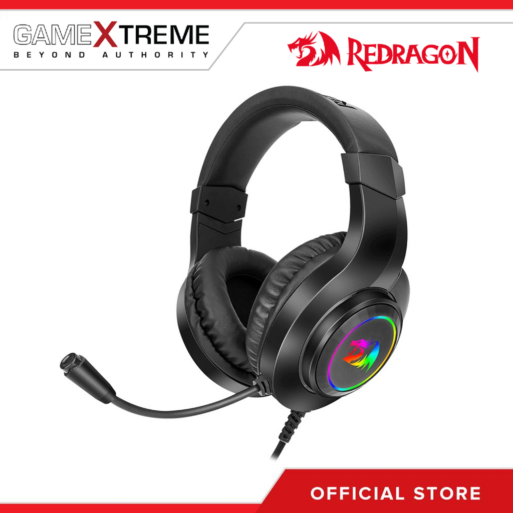 Redragon Hylas RGB Gaming Headset Black (H260RGB) | Shopee Philippines