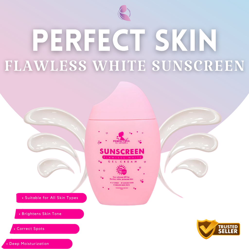 PERFECT SKIN Flawless White Egg Sunscreen with FREEBIE | Shopee Philippines