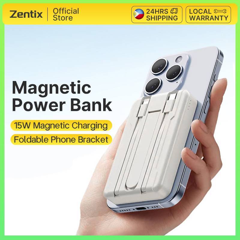 Zentix K04 Magnetic Power Bank 20000mAh Fast Charge Both Wired ...