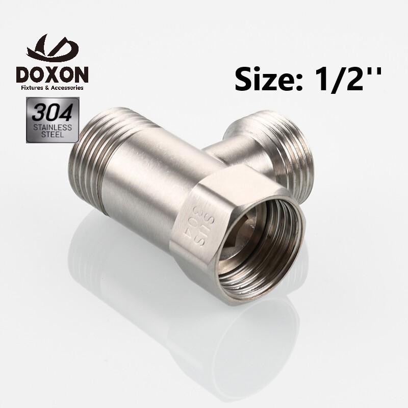 DOXON 304 Stainless Steel Pipe Fitting 1/2" Thread Connector | Shopee ...