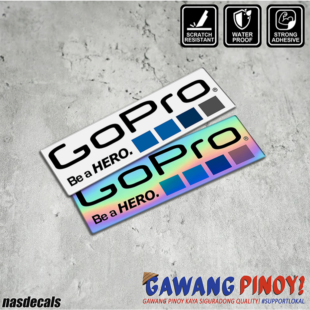 Go Pro Sticker for Motorcycle Sticker Waterproof Decals Helmet Motor ...