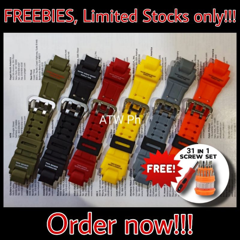 GShock Aviator Ga1000 Ga1100 G-1400 Gw-4000 Gw-a1000 Gw-a1100 Strap ...