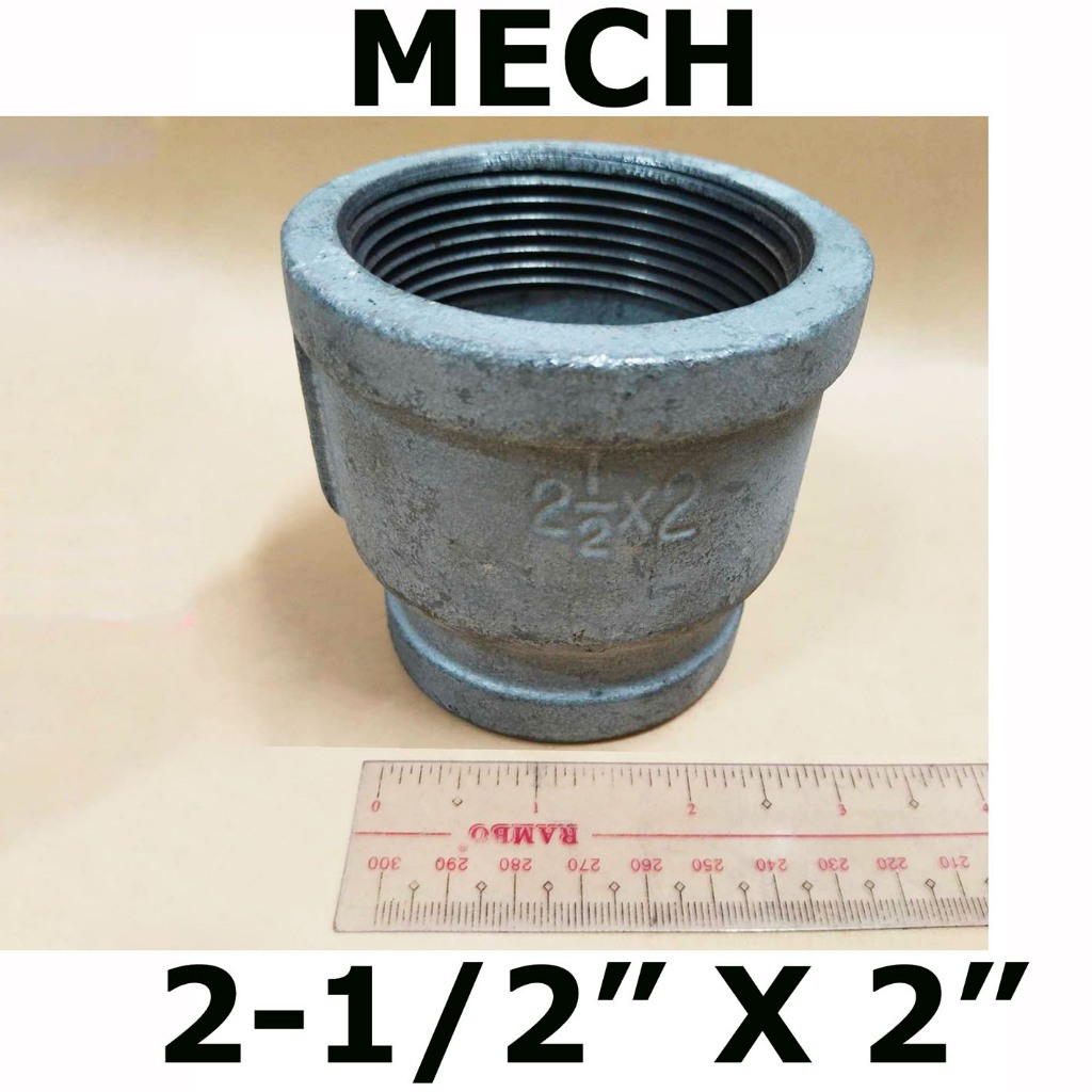 MECH GI BELL REDUCER 2-1/2" X 2" SCH40 STANDARD GALVANIZED IRON === GI ...
