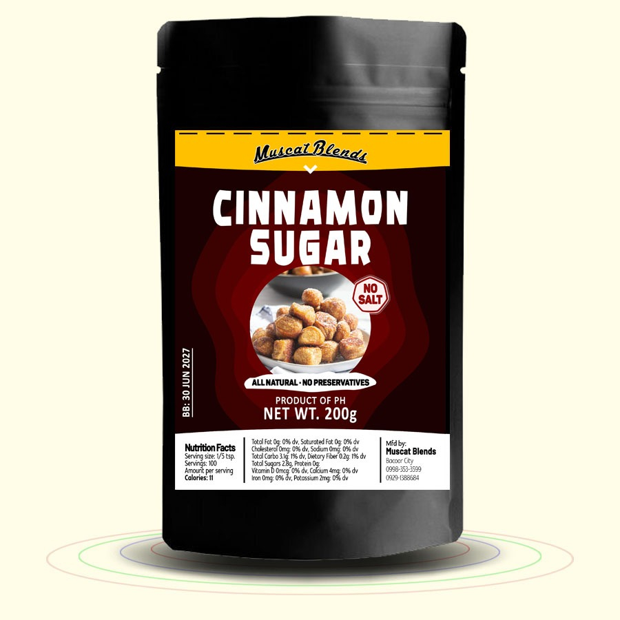 MUSCAT BLENDS CINNAMON SUGAR BLEND 200g | Shopee Philippines