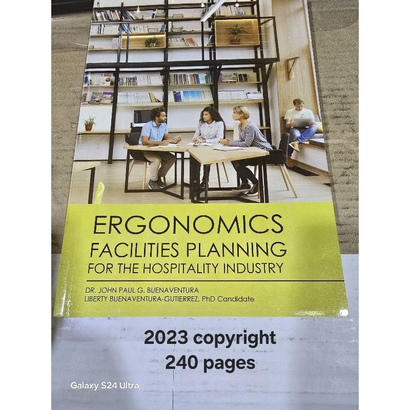 Ergonomics Facilities Planning for the Hospitality Industry By. John ...