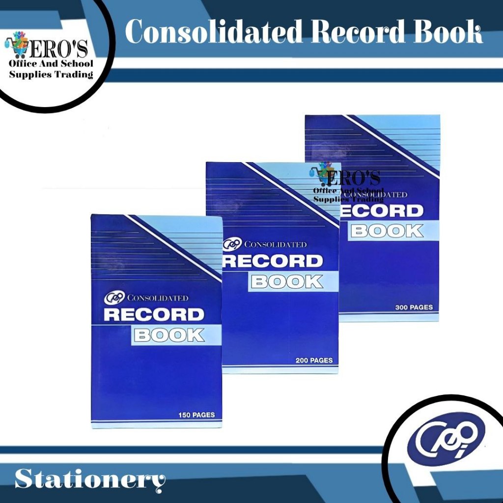 Consolidated Record Book Logbook | Shopee Philippines