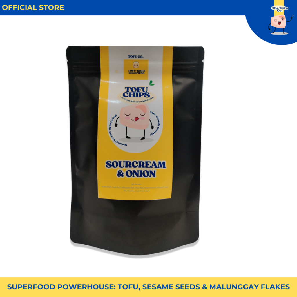 TofuCo Tofu Chips Fresh Tofu with Sesame Seeds and Moringa Flakes ...