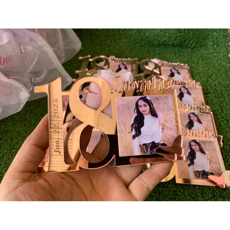 Acrylic fridge magnet for debut | Shopee Philippines