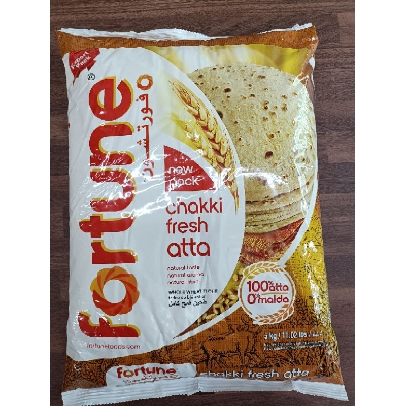 fortune chakki fresh atta 5kg wheat flour | Shopee Philippines