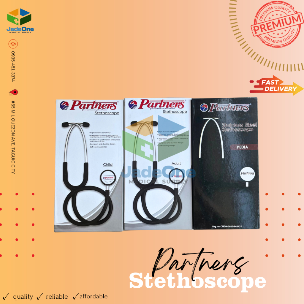 PARTNERS Stethoscope (Adult/Child/Pedia) | Shopee Philippines