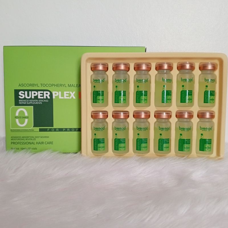 1box SUPER PLEX Bremod Keratin Strong Repair Supplements Haircare ...