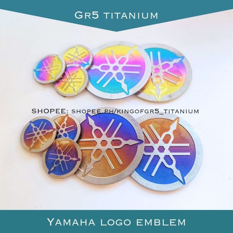 Gr5 Titanium Emblem Logo 1piraso | Shopee Philippines
