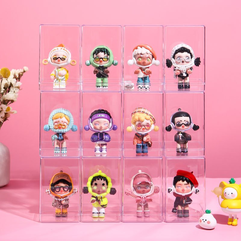 1Pcs Display Rack Transparent Anime Car Model Blind Box Cardboard Box ...
