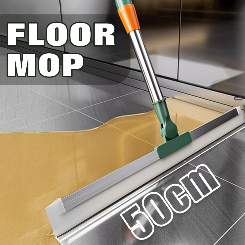 Floor Mop Floor Wiper Rubber for Water Cleaning Rotatable Magic Mop ...