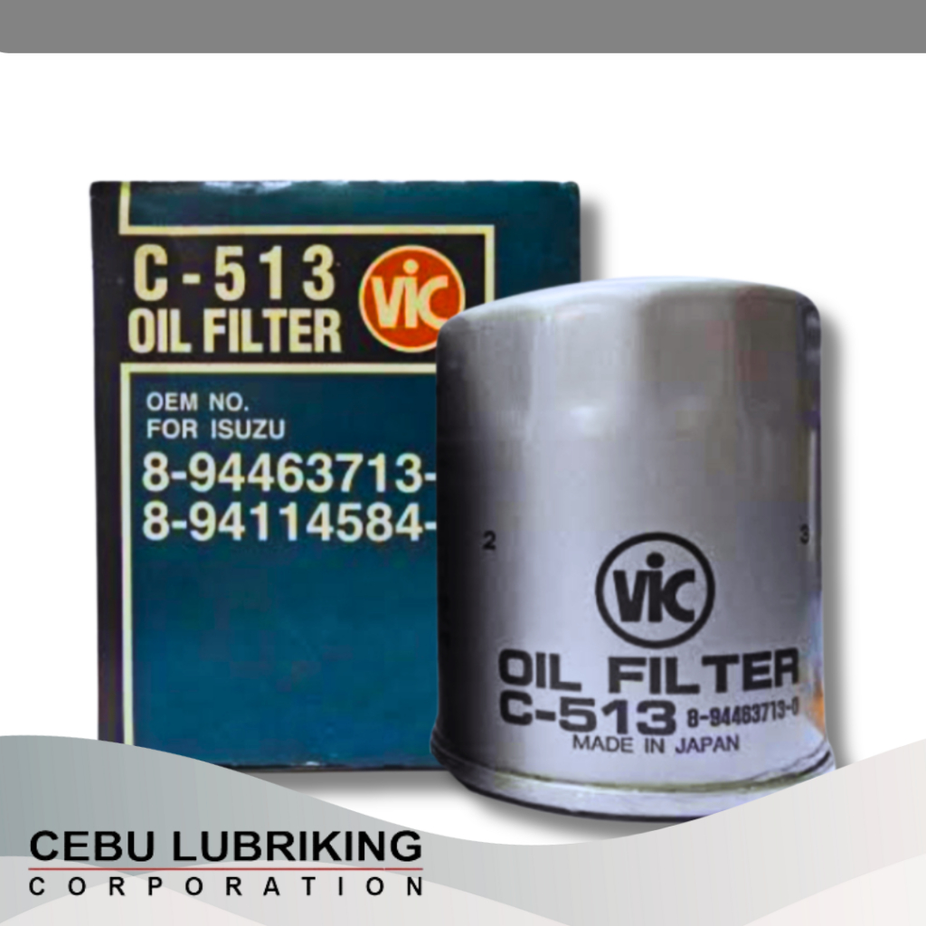 VIC FILTER C-513 OIL FILTER (ISUZU) | Shopee Philippines