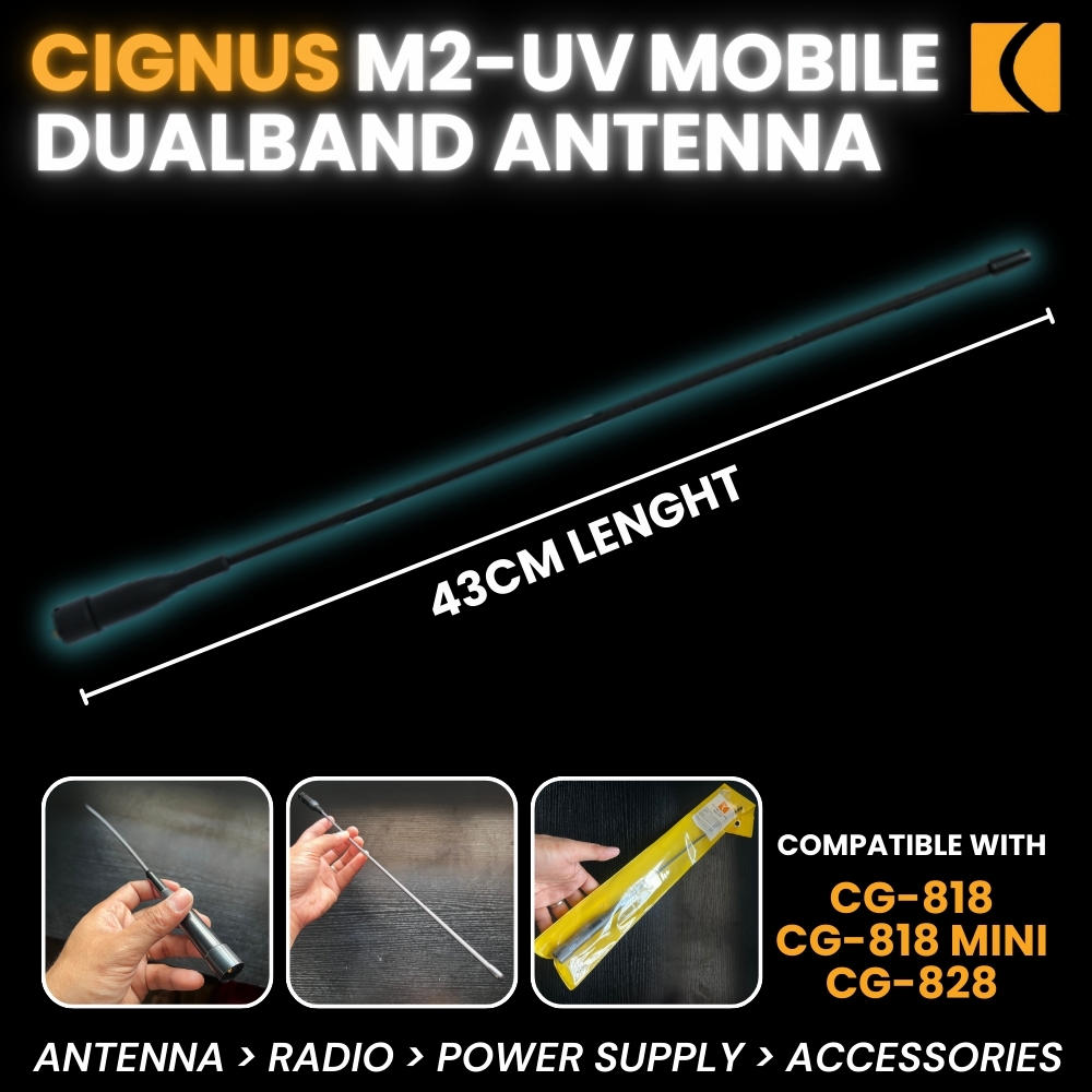 Cignus M2UV mobile dualband antenna | Shopee Philippines