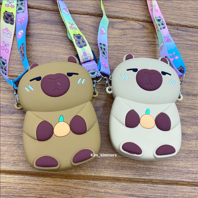 Capybara Sling Pouch capybara pop it pouch with sling | Shopee Philippines