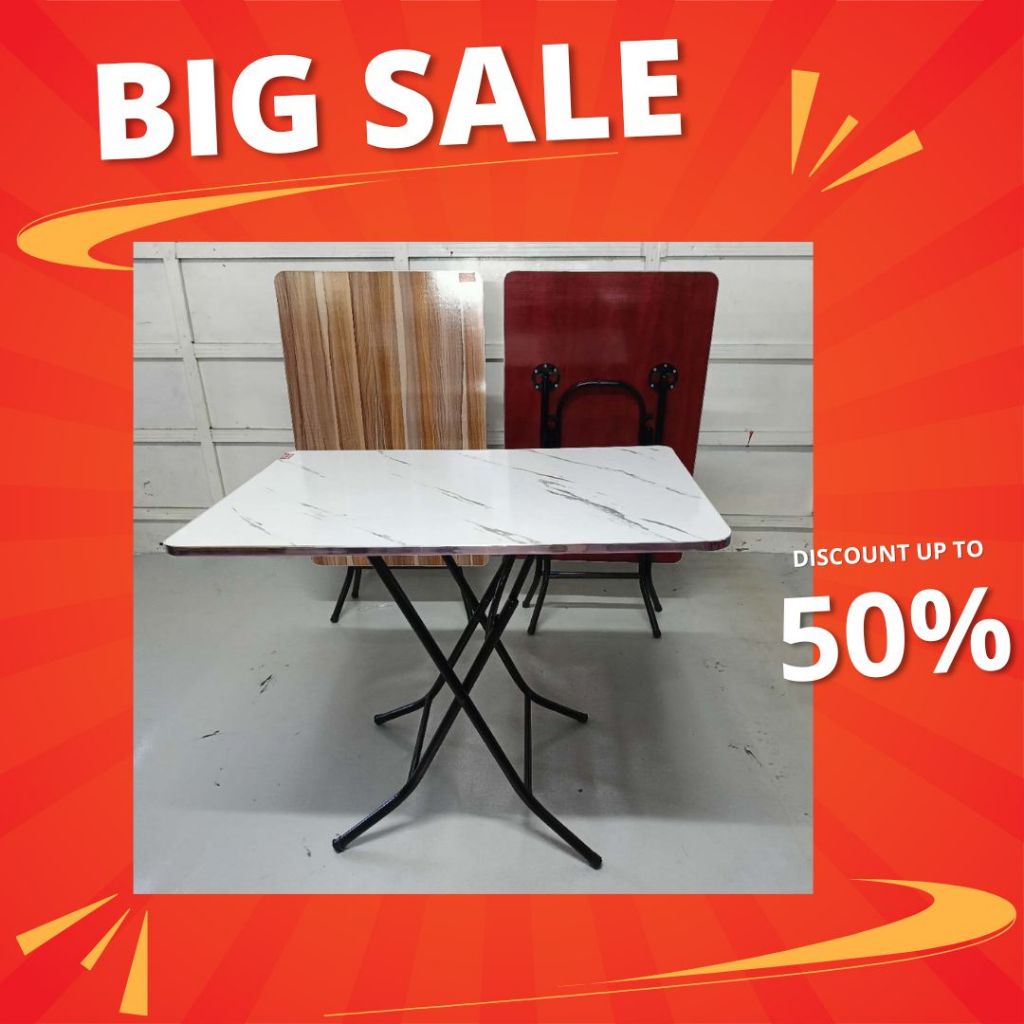 60x90 cm Folding Table / lamesa / Dining Table / Folding table / (Heavy ...