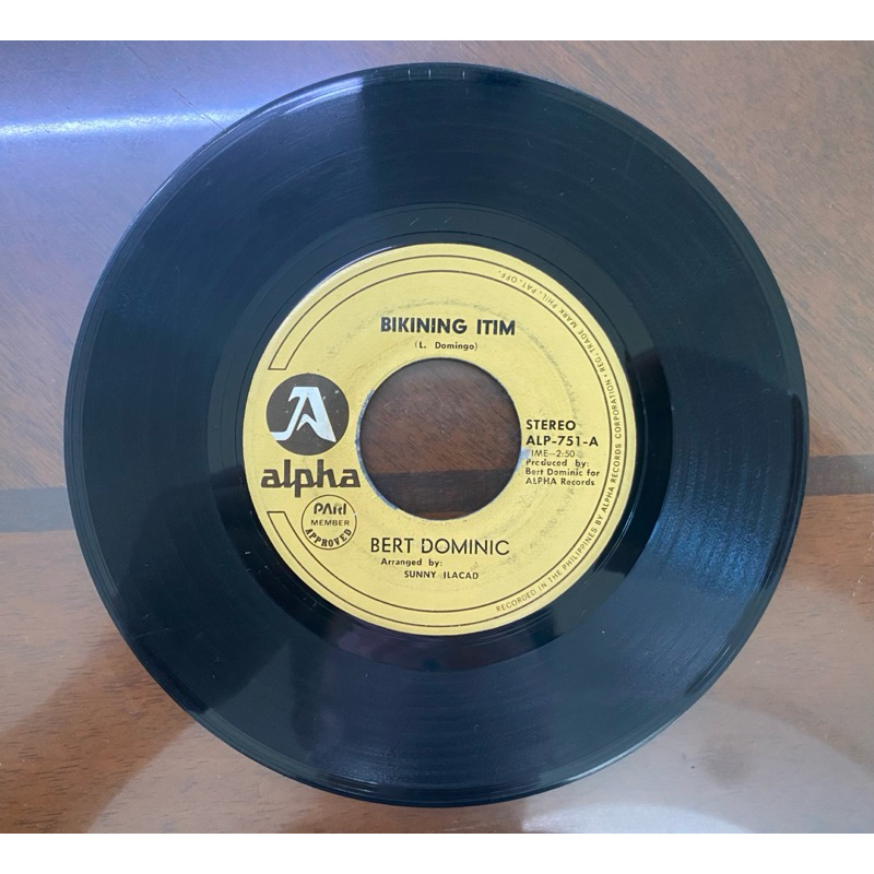 Bert Dominic - Bikining Itim / Naglahong Ligaya - Philippines Original ...