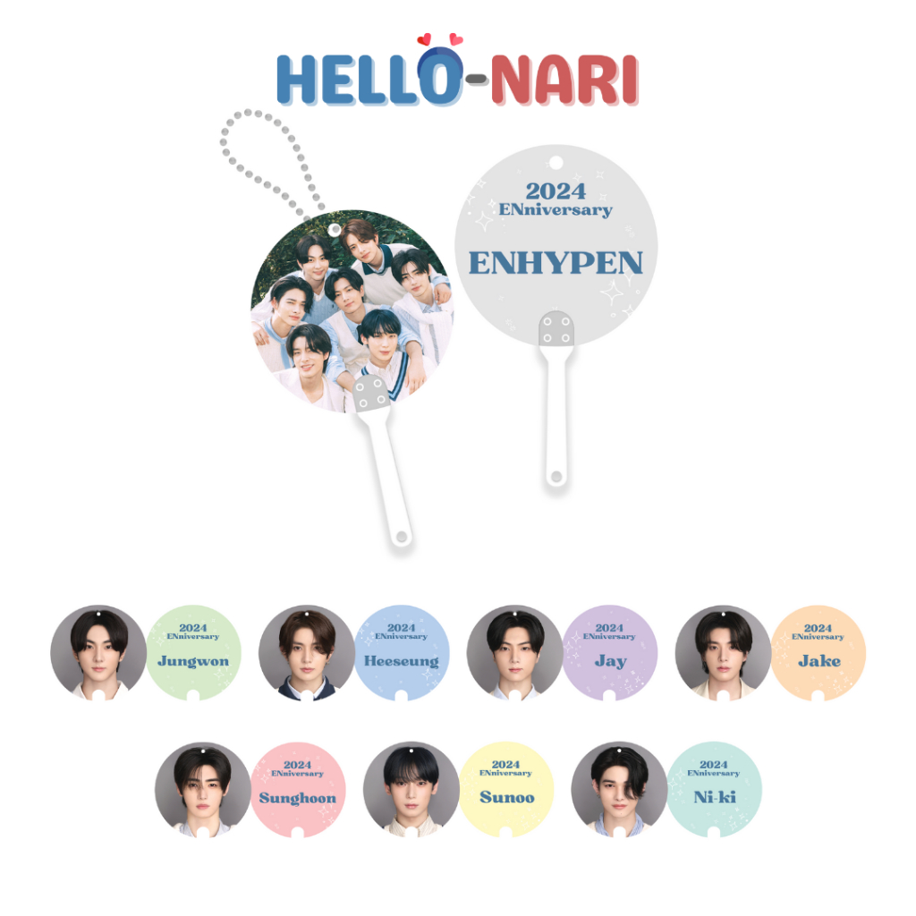 [FANMADE] ENHYPEN Mini Image Picket Fan Keyring (ENniversary) | Shopee ...