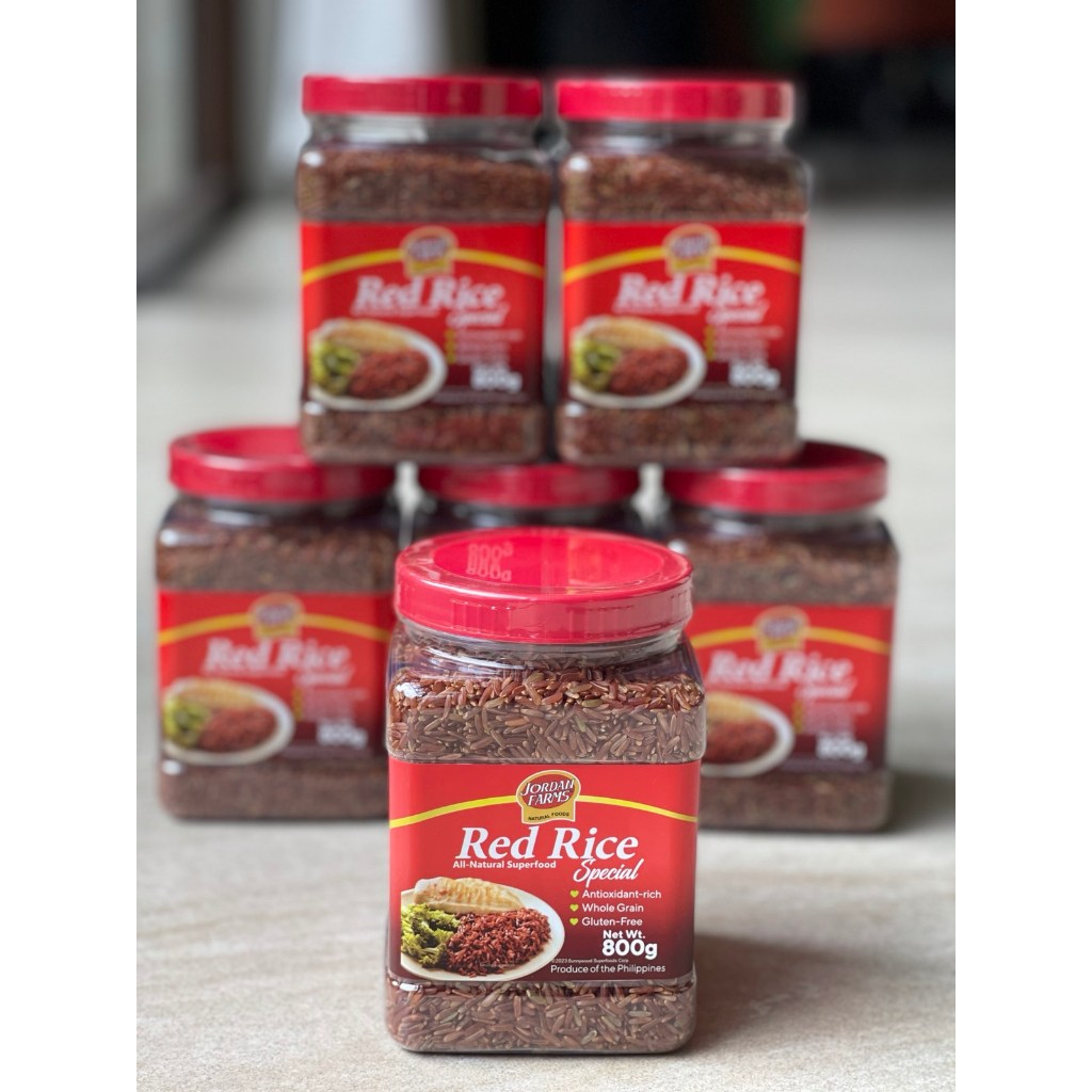 JORDAN FARMS RED RICE 800G IN JAR | Shopee Philippines