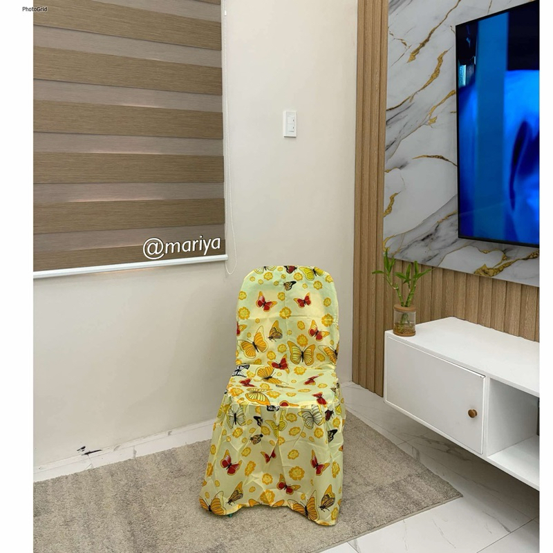 Printed Monoblock Cover/ Chair Cover | Shopee Philippines