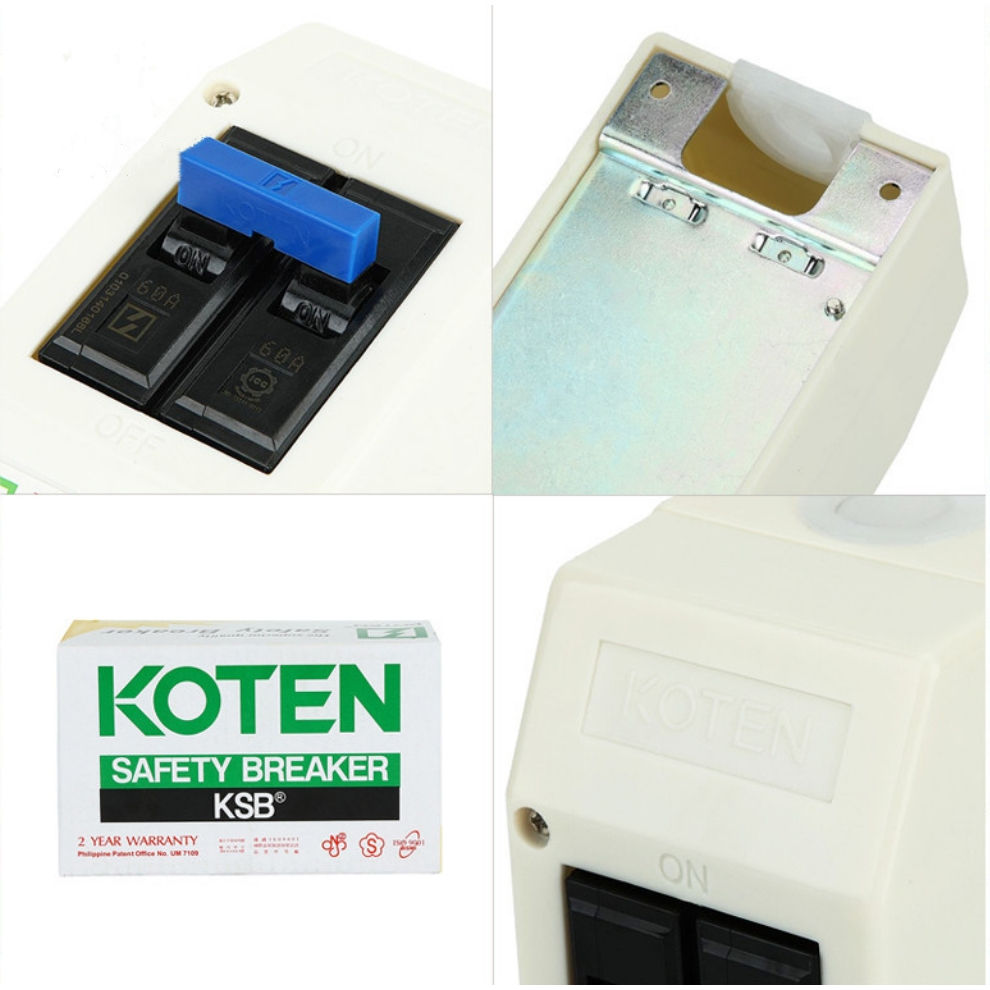 Koten Air Circuit Breaker 15-20-30-40-60 AMP Air Switch xixia | Shopee ...