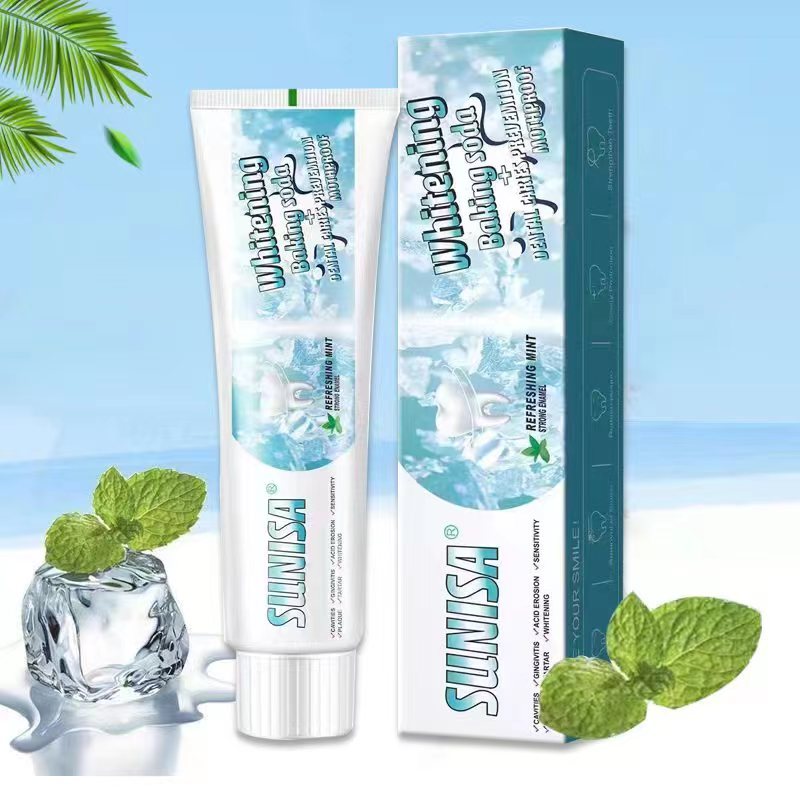 SUNISA Whitening Toothpaste Anti-Moth Oral Fresh Soda Toothpaste 200g ...