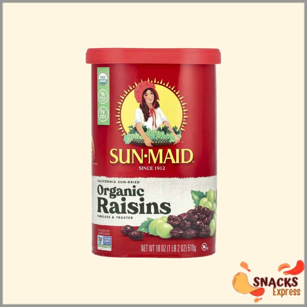 Sun-Maid, California Sun-Dried Organic Raisins, 18 oz (510 g) | Shopee ...