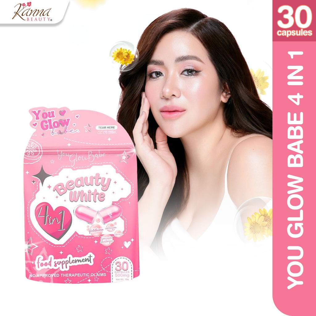 YGB You Glow Babe YGB Beauty White 4 in 1 Advance Whitening 30 Capsules ...