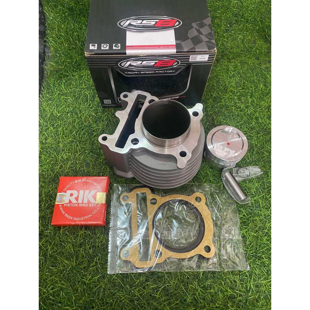 RS8 Cylinder Block Kit 59mm Mio Sporty/Mio Soul/Mio Soulty (Steel bore ...