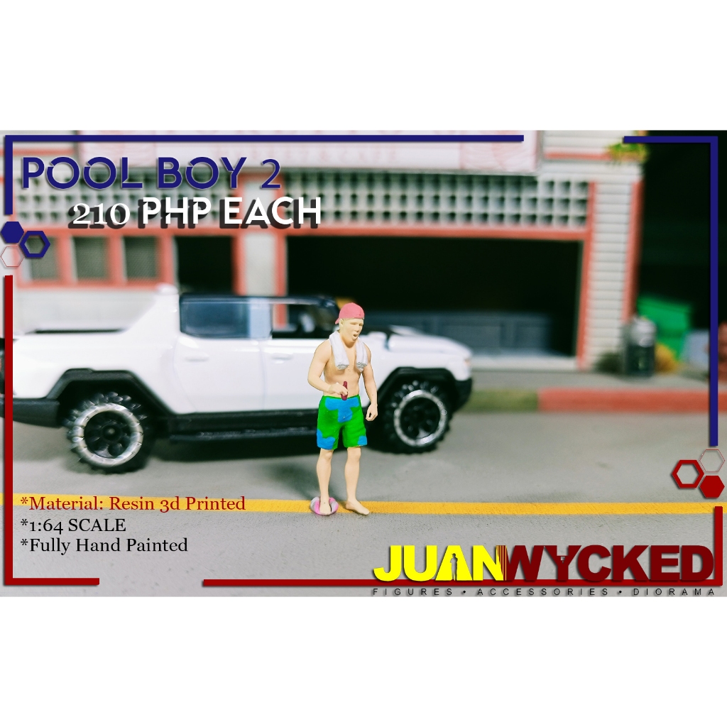 1:64 Pool Boy 2 Scale Model - JuanWycked 3d | Shopee Philippines
