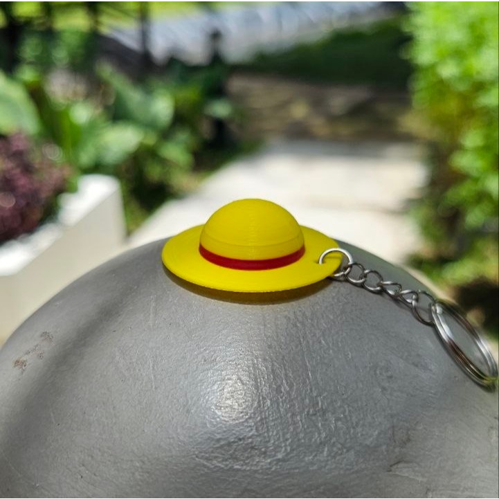 Monkey D. Luffy Straw Hat Keychain | 3D Printed | One Piece Fan ...